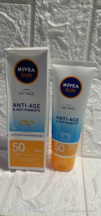 Super Sale ! 85% off! NIIVEA SUN UV Face Anti-Age & Anti-Pigment Sun ...