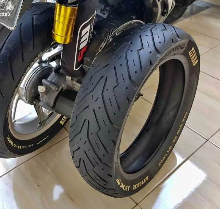 BAN AEROX BAN METIK UKURAN 120/70 VS 140/70 RING 14 TUBLES MERK PIRELLI ...