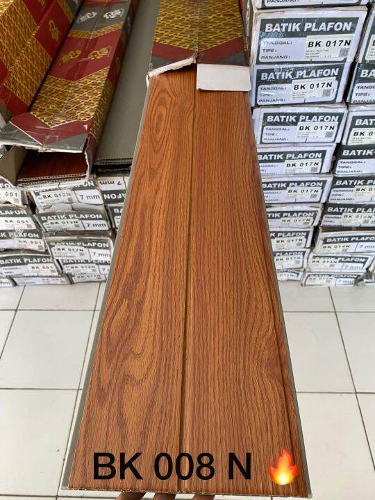 Bahan plafon pvc merek batik laminat kualitas super | Lazada Indonesia