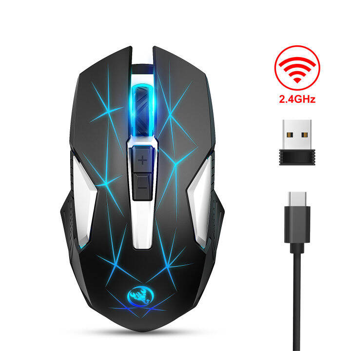 T300 Wireless Gaming Mouse 2.4G Rechargeable With 7 Buttons 600MA ...