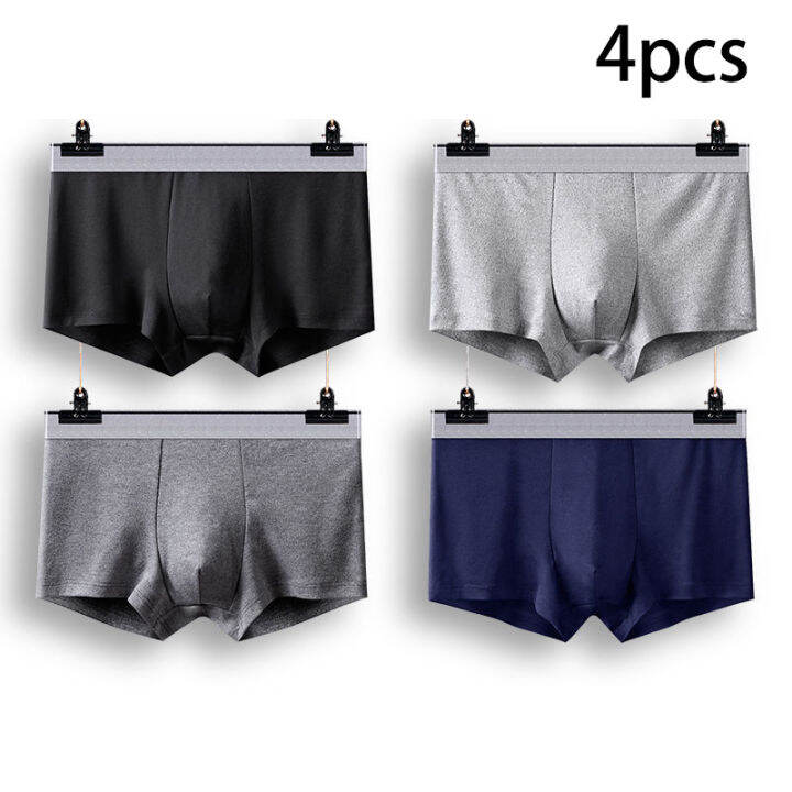4pcs / lot Boxer for Men Man Underwear Men Cotton Boxers Male ...