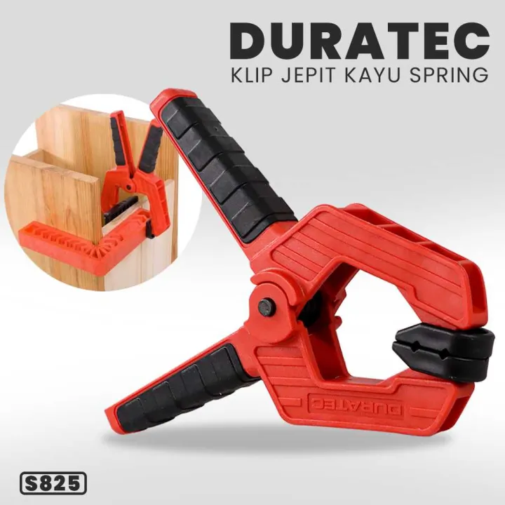 CLAMP PENJEPIT KAYU BESI KLEM KLIP JEPIT KAYU BESI Spring Clamp Strong ...