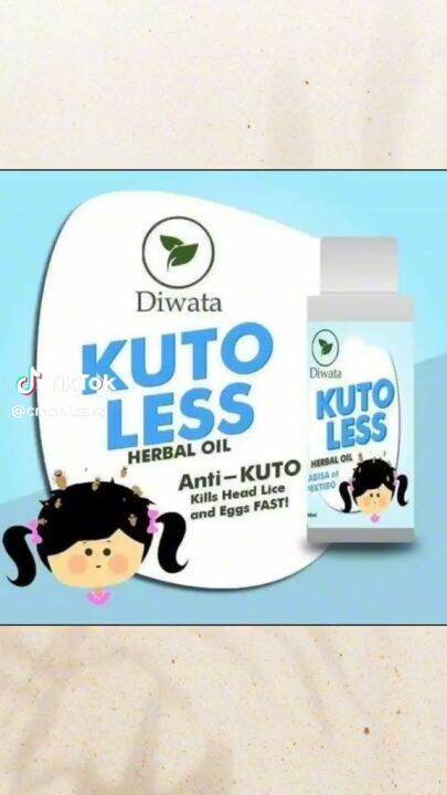 Buy 6 SAVE MORE Diwata Kuto Less Herbal Oil For Kids and Adults Natural ...