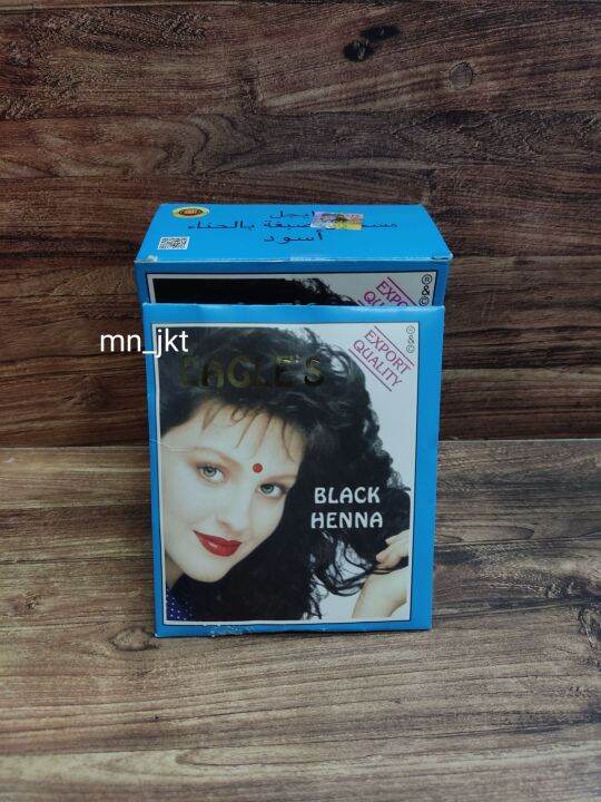 Henna pewarna rambut hitam [ 1 saset ] | Lazada Indonesia