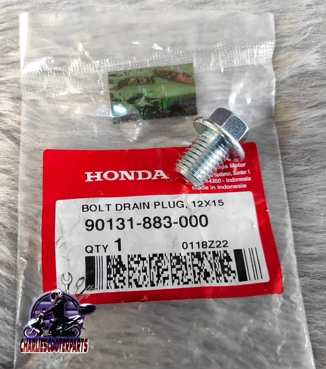 Plug, Oil Drain (Genuine HONDA) Click 125/150,Beat F.I v1v2 | Lazada PH