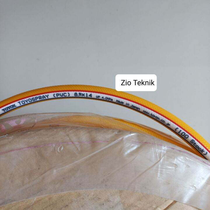 selang angin kompresor toyox toyo spray hose eceran /1meter | Lazada ...