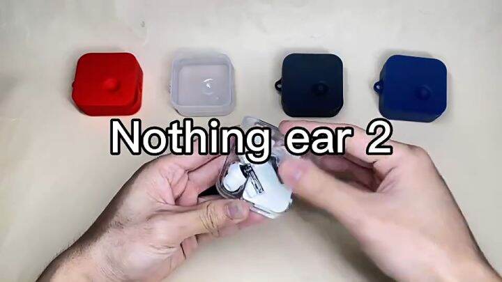 Nothing Ear (2) & Ear (1) Earbuds Case, Silicone Protect Cover (Full ...