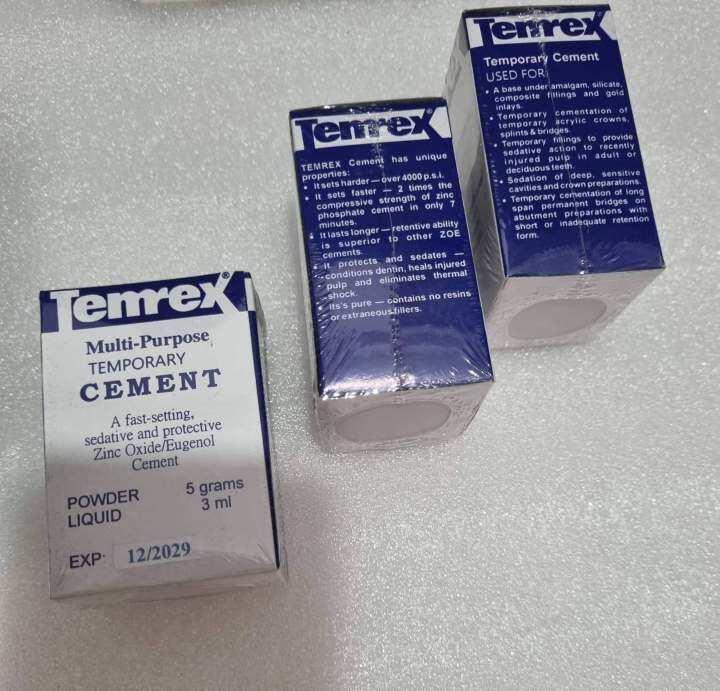 TEMREX Multi-Purpose Temporary Cement exp 12-2029 | Lazada PH