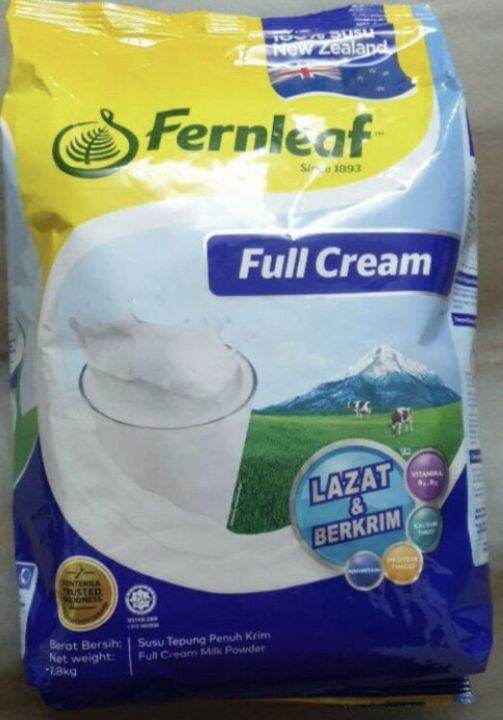 Fernleaf Full Cream Regular 1.8kg \ Fernleaf Family 1.8kg\ Fernleaf 1-3 ...
