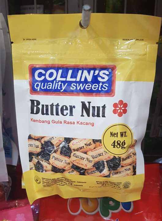 collin's butter nut kembang gula rasa kacang | Lazada Indonesia