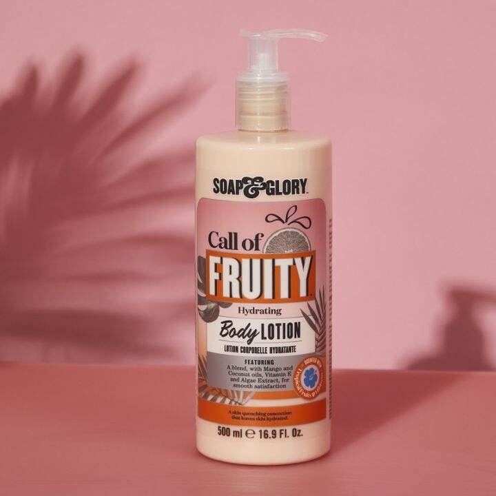 Soap & Glory โซพ แอนด์ กลอรี่ คอล ออฟ ฟรุ๊ตตี้ ไฮเดรติ้ง บอดี้ โลชั่น 500 ml . | Lazada.co.th