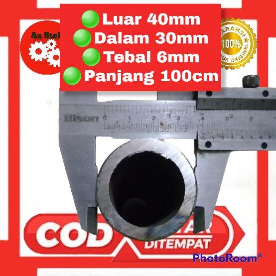 Pipa Besi Seamless Od 40mm id 30mm x 100cm Tebal 5mm | Lazada Indonesia