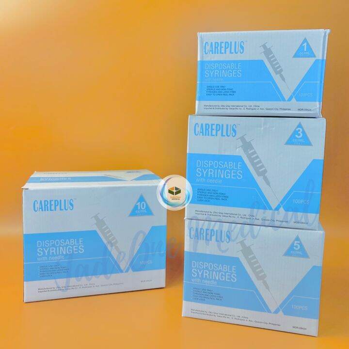 CAREPLUS Syringe with Needle | Lazada PH