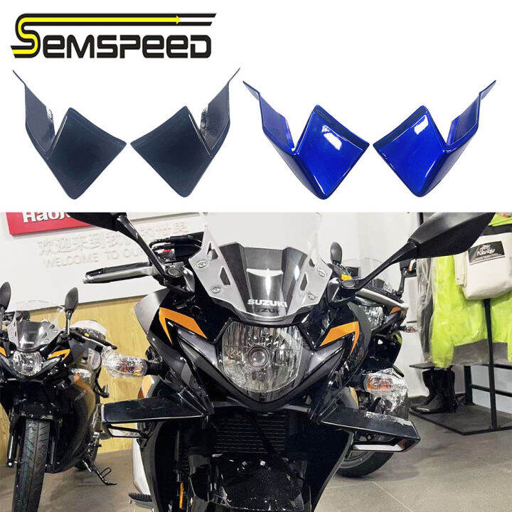 SEMSPEED Motorcycle Windshield Wind Fairing Aerodynamic Spoiler Winglet ...