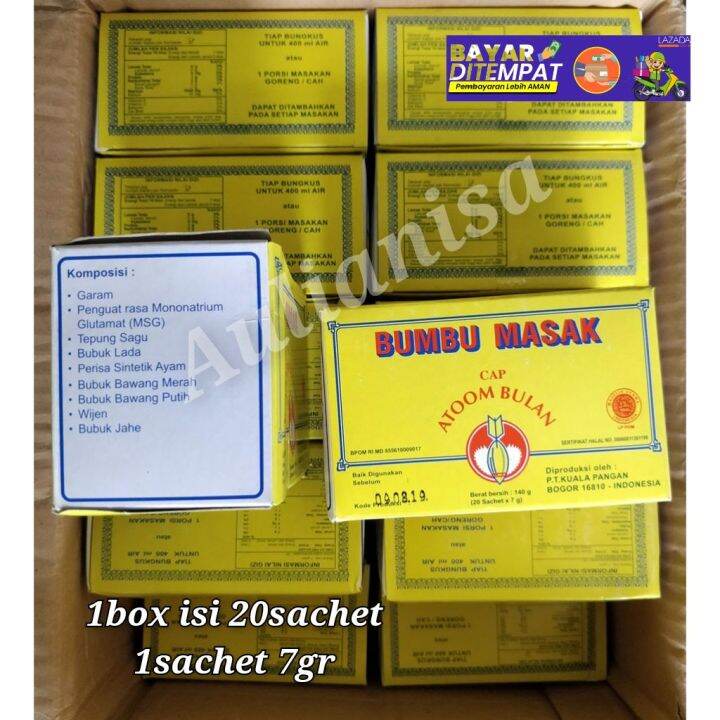 Bumbu atom bulan 1 box | Lazada Indonesia