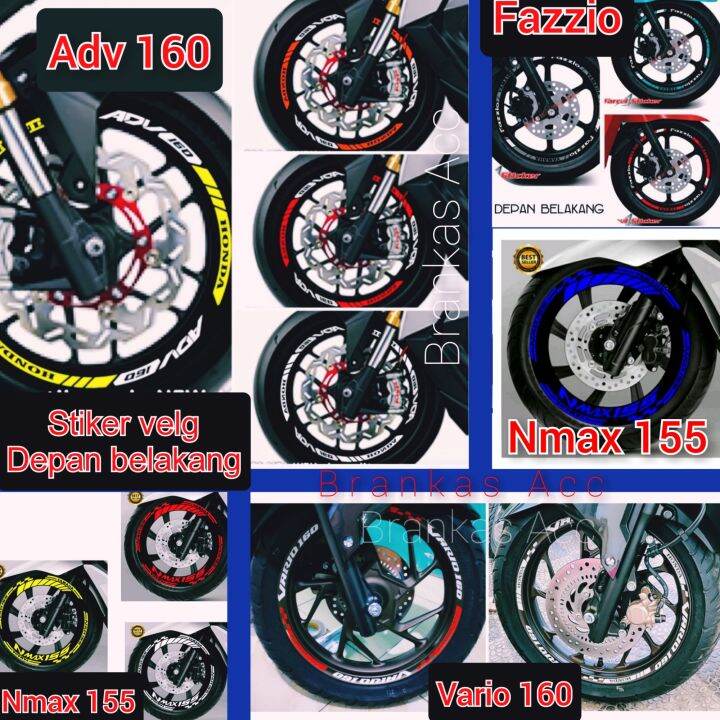 stiker velg Adv 160 stiker velg fazzio stiker velg Vario 160 stiker ...
