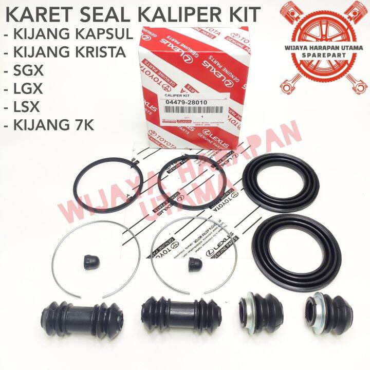 Caliper Kaliper Kit Karet Seal Kit Rem Depan Kijang 7K Kapsul Krista ...