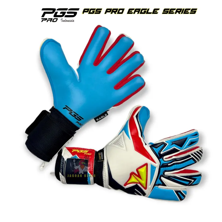 PGS PRO EAGLE BIRU 2022 Sarung Tangan Kiper Bonus Sablon Nama | Lazada ...