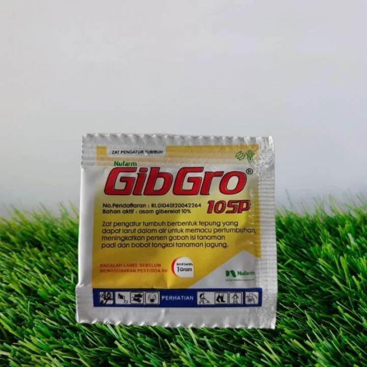 GibGro 10Sp 1gr Zat Pengatur Tumbuh Tanaman Padi dan Jagung | Lazada ...