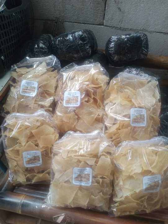 opak gendar mentah kerupuk puli renyah gurih/kerupuk/opak/makanan ...
