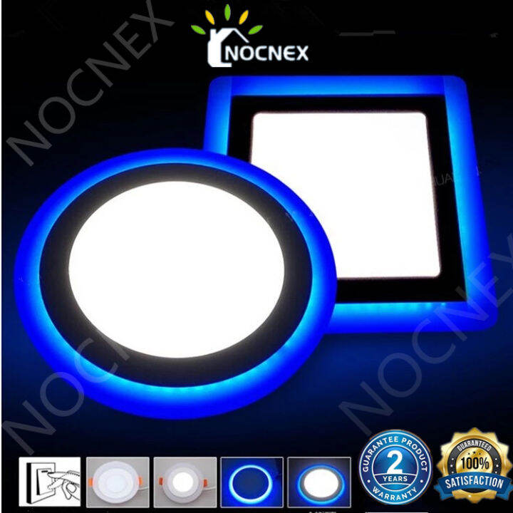 3 Modes RGB Pin Light 2 Color LED Downlight Recessed Multicolour ...