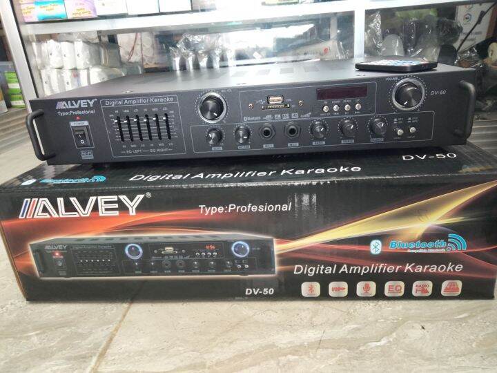 DIGITAL AMPLIFIER KARAOKE ALVEY DV-50 / POWER AMPLI KARAOKE / POWER ...