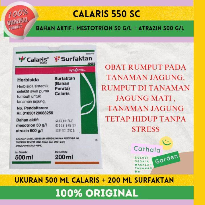 CALARIS 550 SC KEMASAN 500ML | HERBISIDA SELEKTIF UNTUK TANAMAN JAGUNG ...