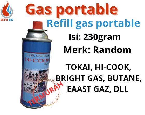 TERMURAH, REFILL GAS PORTABLE, GAS PORTABLE,, GAS CAMPING, PORTABLE ...
