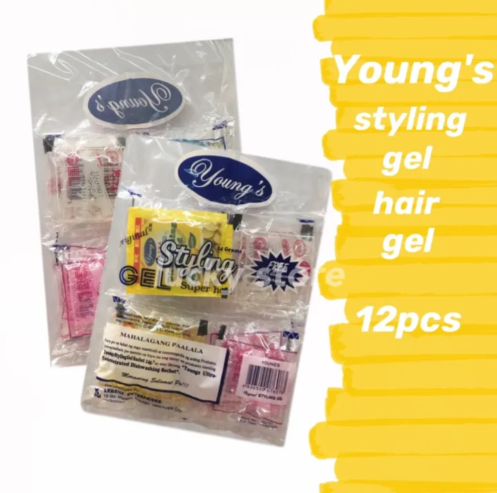 Young’s Styling Gel /Hair Gel 12pcs | Lazada PH