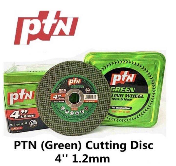 [ReadyStock] PTN 4” Stainless Steel Metal Cutting Disc #Cutting Wheel#Metal#StainlessSteel | Lazada