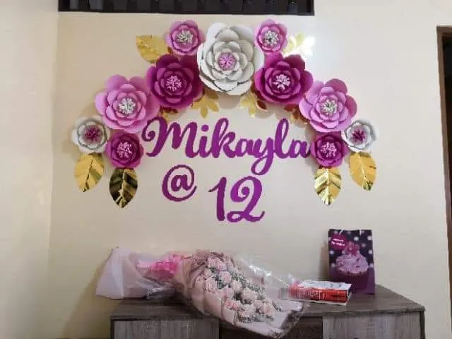 paper flowers backdrop | Lazada PH