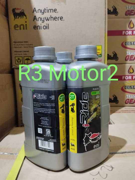 OLI SAMPING AGIP 2T 0.7L / 700ml Oli Eni iRide ORIGINAL | Lazada Indonesia