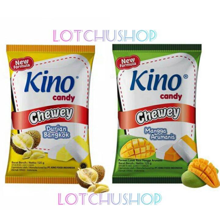Kino candy chewey permen durian mangga 125gr | Lazada Indonesia