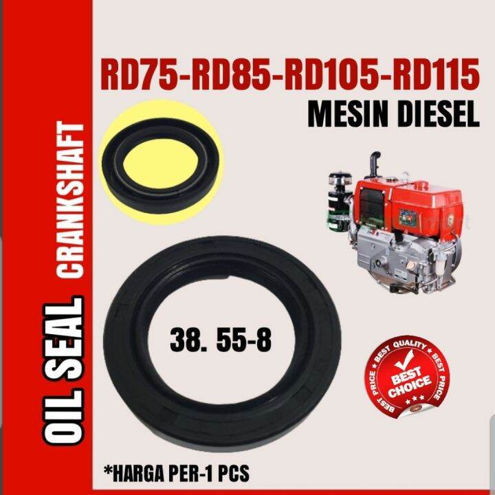 RD-45 RD-55 RD-65 RD-75 RD-85 RD-95 RD-105 RD-115 Oil seal crankshaft ...