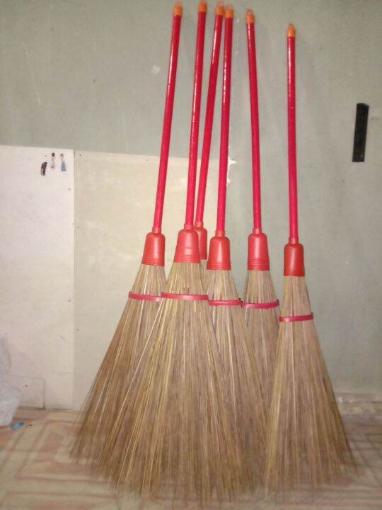 sapu lidi taman/sapu gagang serba guna panjang 125 cm | Lazada Indonesia