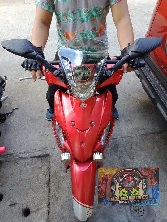 SUZUKI SMASH R25 SIDEMIRROR, BRACKET AND VISOR | Lazada PH