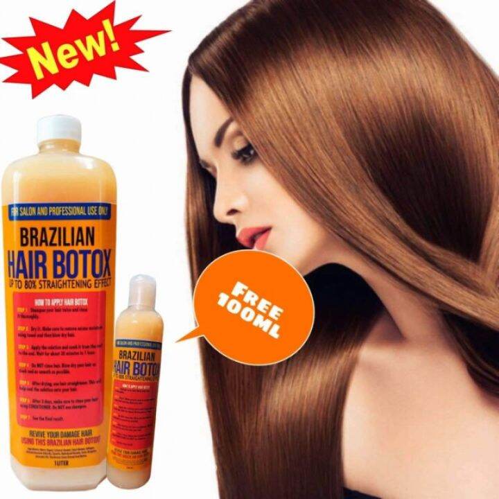 Buy 1000ml+100ml get free Original Brazilian Hair Botox Up to 80% ...