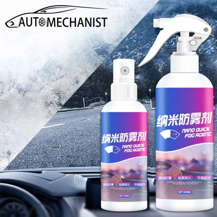 100/256ML Anti-fog Agent Glass Hydrophobic Nano Coating Spray Anti Fogging For Car Windscreen ...