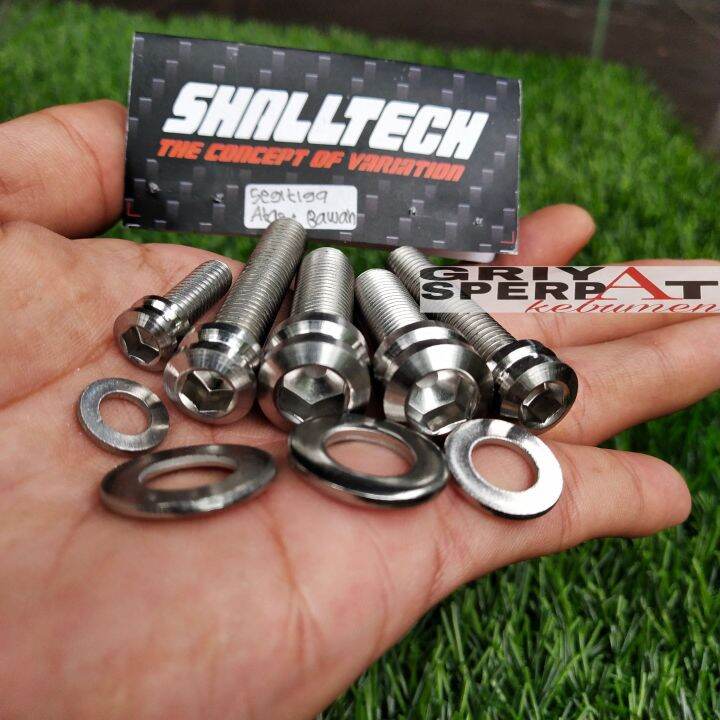 BAUT SEGITIGA ATAS DAN BAWAH RX KING CUSTOM ASLI STENLIS BAUT ...