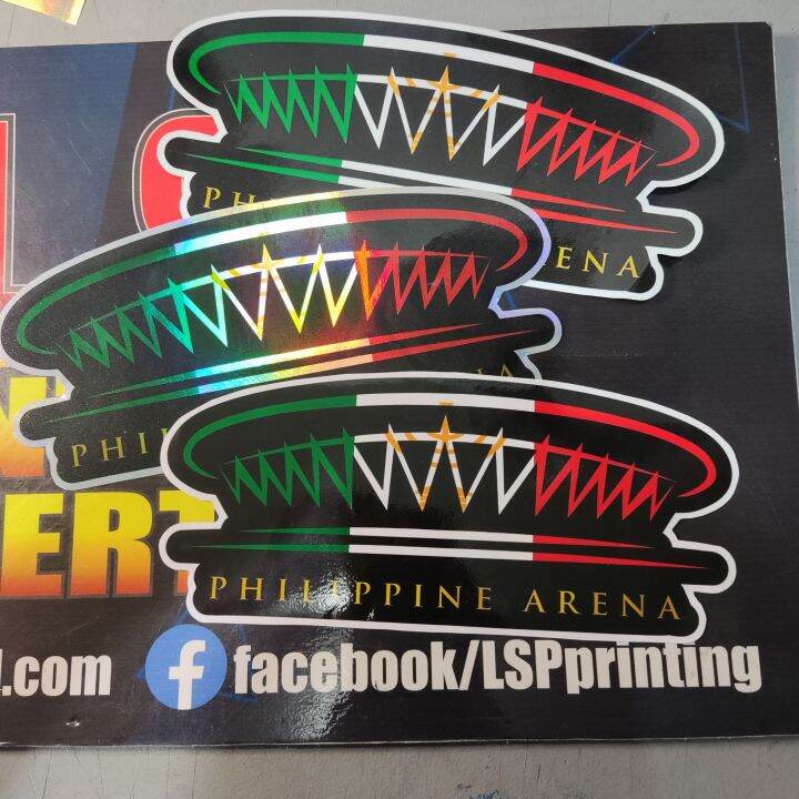 "Philippine Arena" New Design CAR STICKER REFLECTORIZED / HOLOGRAM ...