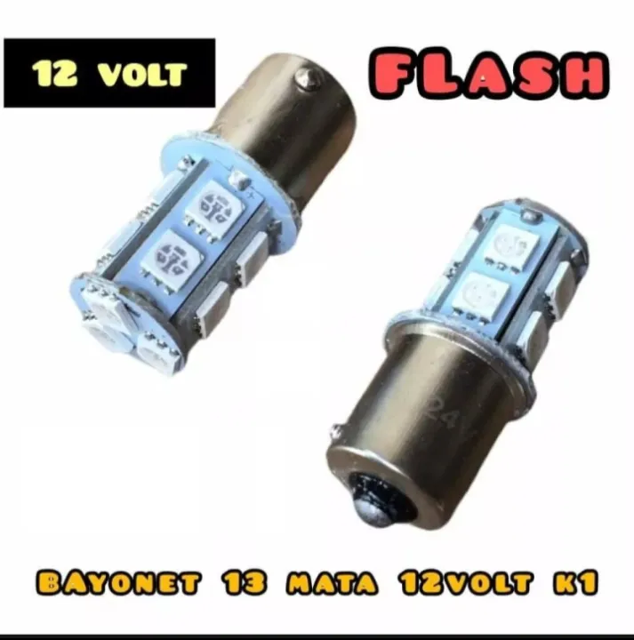 2 BIJI SEIN SEN Lampu BEMPER Mundur 13LED 12v Strobo Sign Reverse Lamp Strobe Sinyal Ekor ...