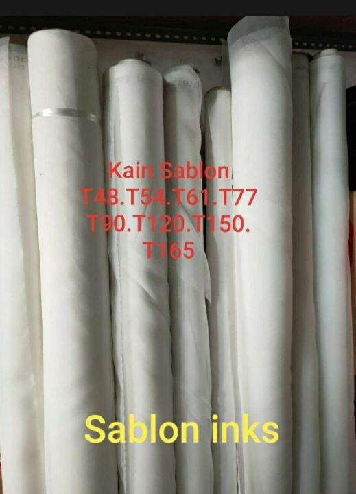 kain monyl screen sablon T150,T165 harga/meter | Lazada Indonesia