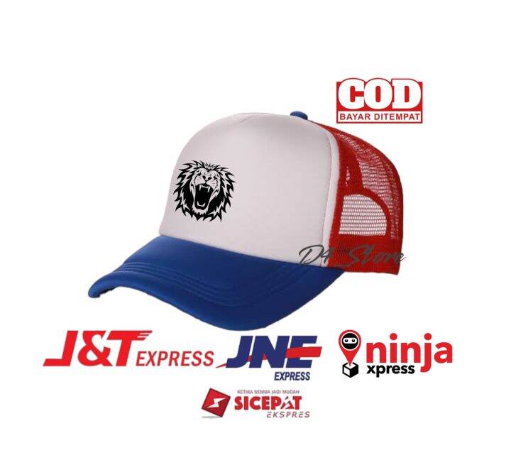 topi jaring logo singa | Lazada Indonesia