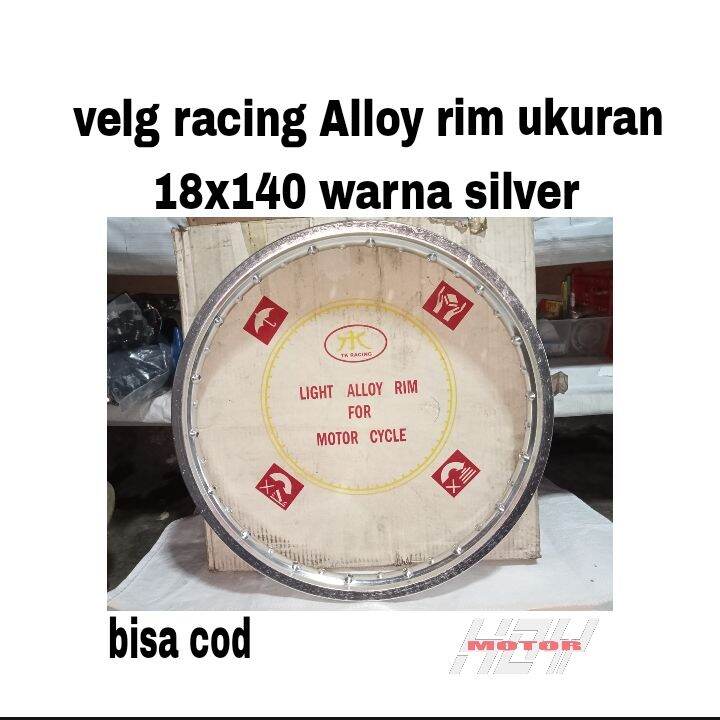 Velg velek veleg velk light Alloy rim racing variasi Ukuran 18/140 ... Velg velek veleg velk light Alloy rim racing variasi Ukuran 18/140 ...