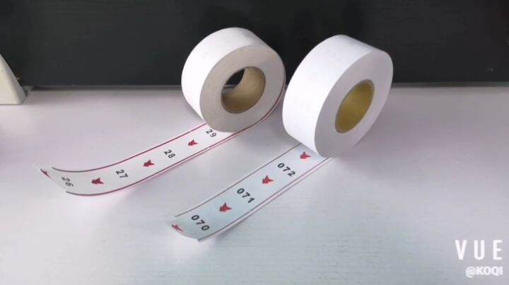 5 roll/pack Number 000-999 Tickets Paper Roll for ticket dispenser used ...