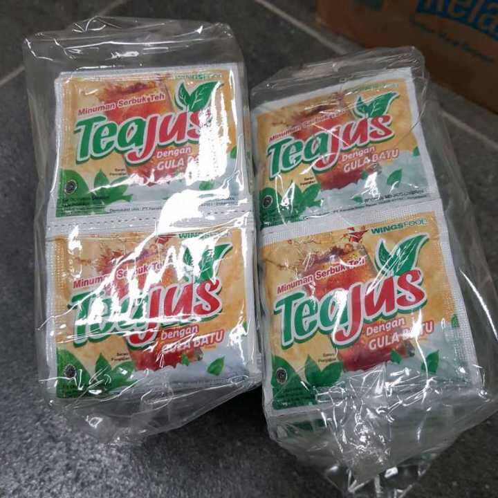 TEA-JUS Gula Batu Minuman Serbuk [8g/ 60 pcs] | Lazada Indonesia