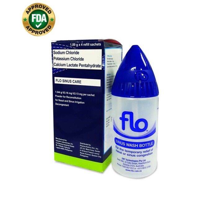 FLO SINUS KIT FOR NASAL AND SINUS IRRIGATION | Lazada PH
