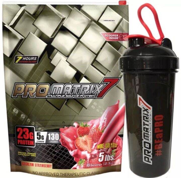 Promatrix 7 Whey Protein 5lbs with FREE SHAKER Pro matrix | Lazada PH