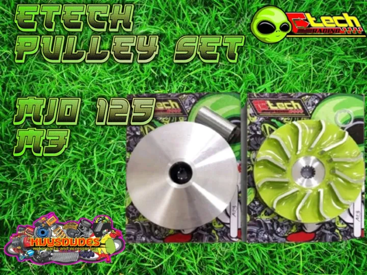 ETECH AVOCADO PULLEY SET for MIOi 125/M3 | Lazada PH