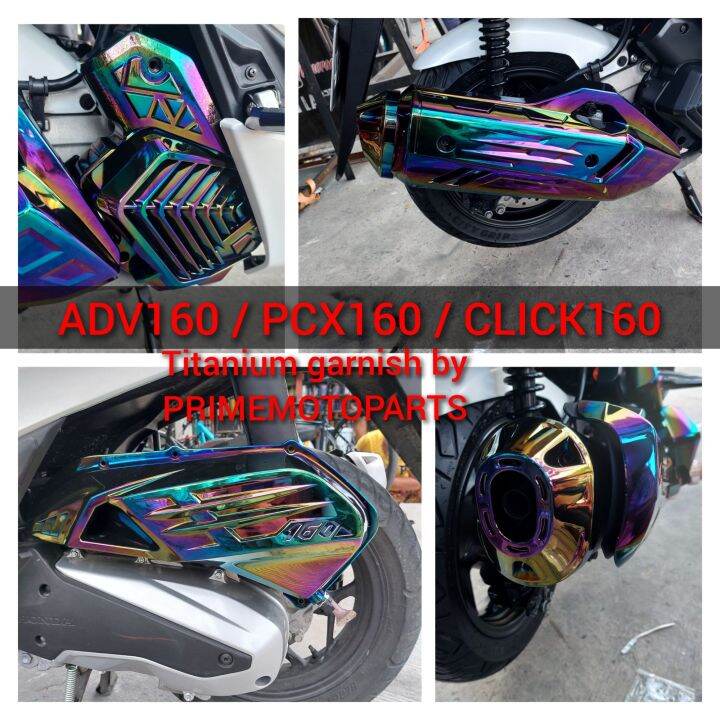 PCX 160 / Click 160 / ADV 160 accessories 7 colors titanium - Air ...
